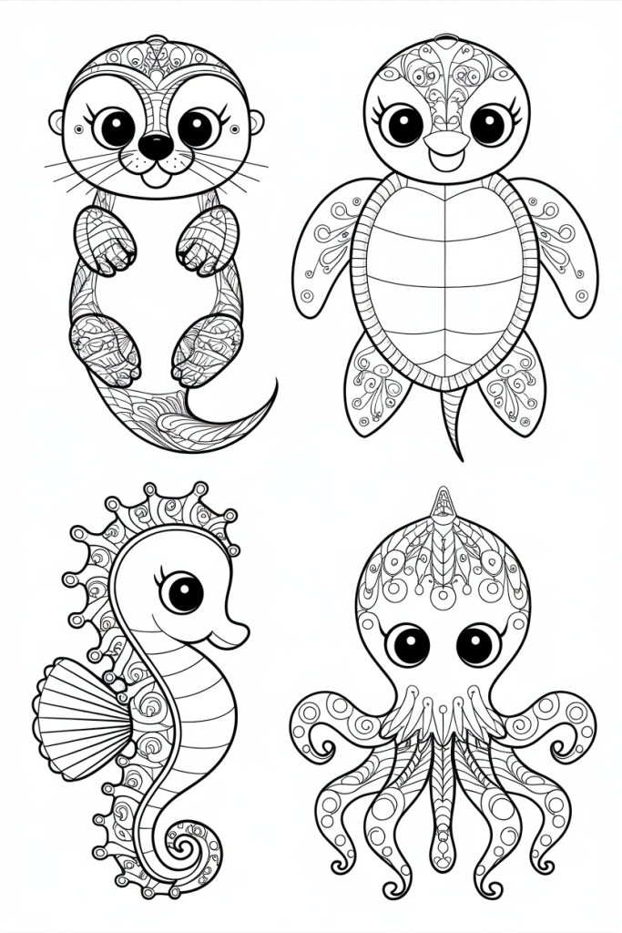 Baby Animal Coloring Pages – Free Printable PDF for Kids & Adults