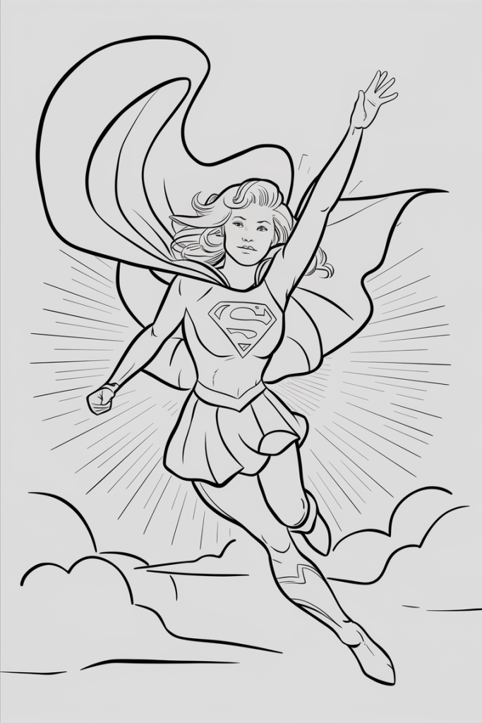 50+ Superhero Coloring Pages for Kids & Adults
