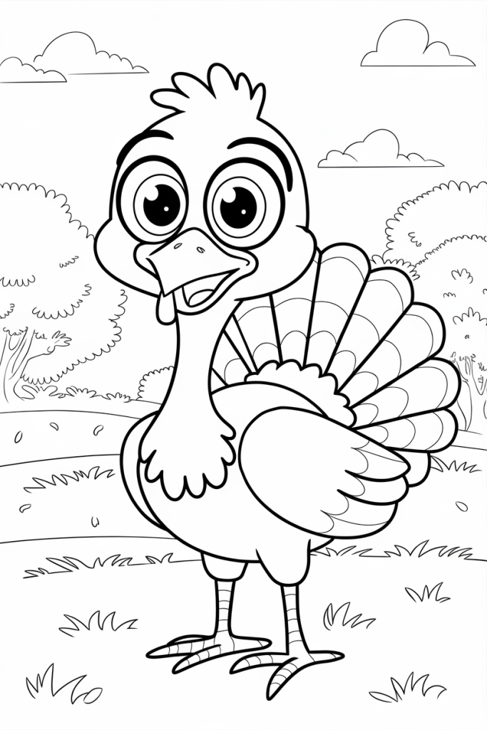 25+ Stunning Turkey Coloring Pages (Free & Printable) For All