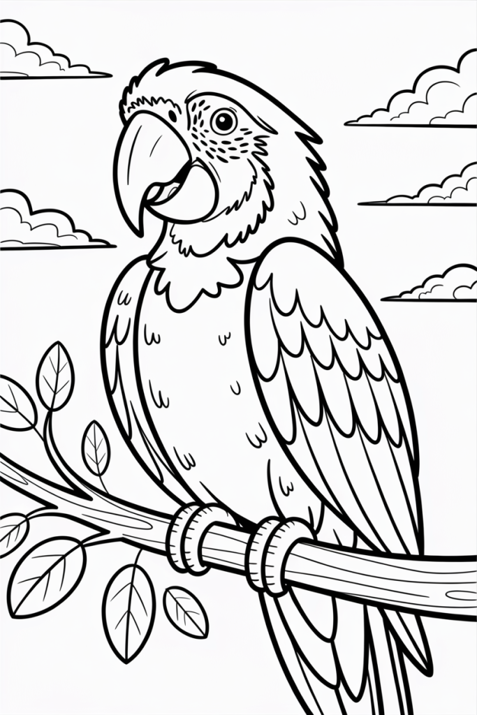 15+ Stunning Macaw Coloring Pages to Download & Color!