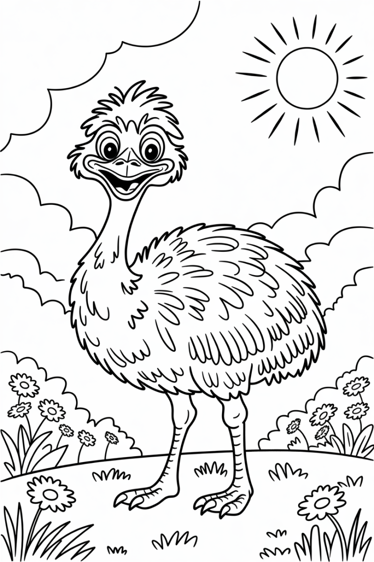 21+ Free Emu Coloring Pages – Printable Fun for All Ages!