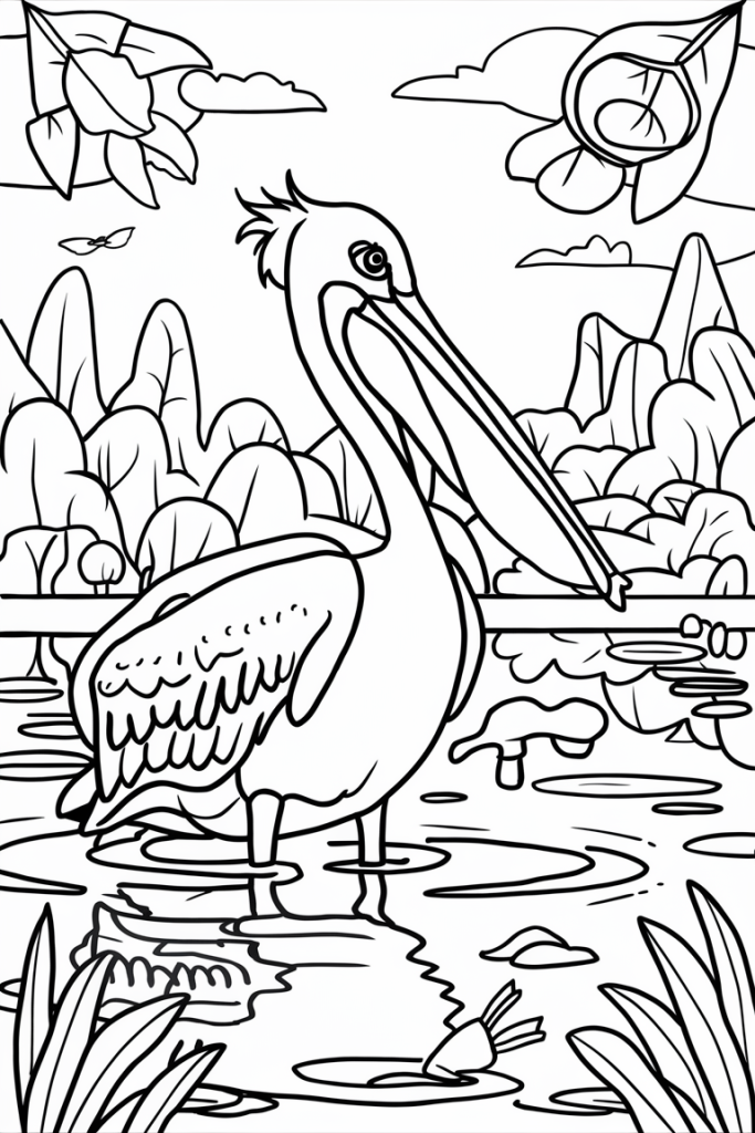 17+ Pelican Coloring Pages – Free Printable Sheets for Kids & Adults