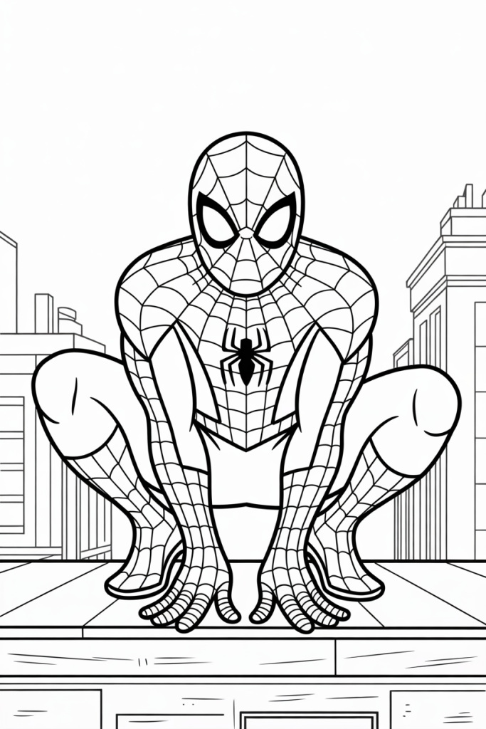17+ Free Spiderman Coloring Pages Printable for Kids (PDF)