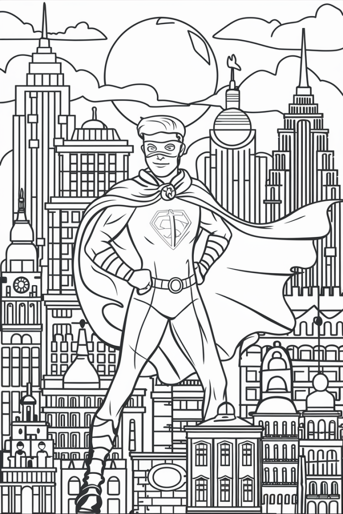 50+ Free Printable Superman Coloring Pages (PDF Download)
