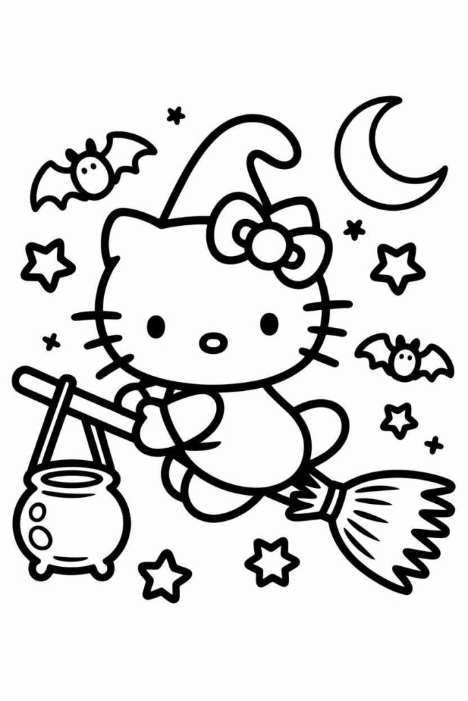 50+ Free Hello Kitty Coloring Pages – Easily Printable PDFs