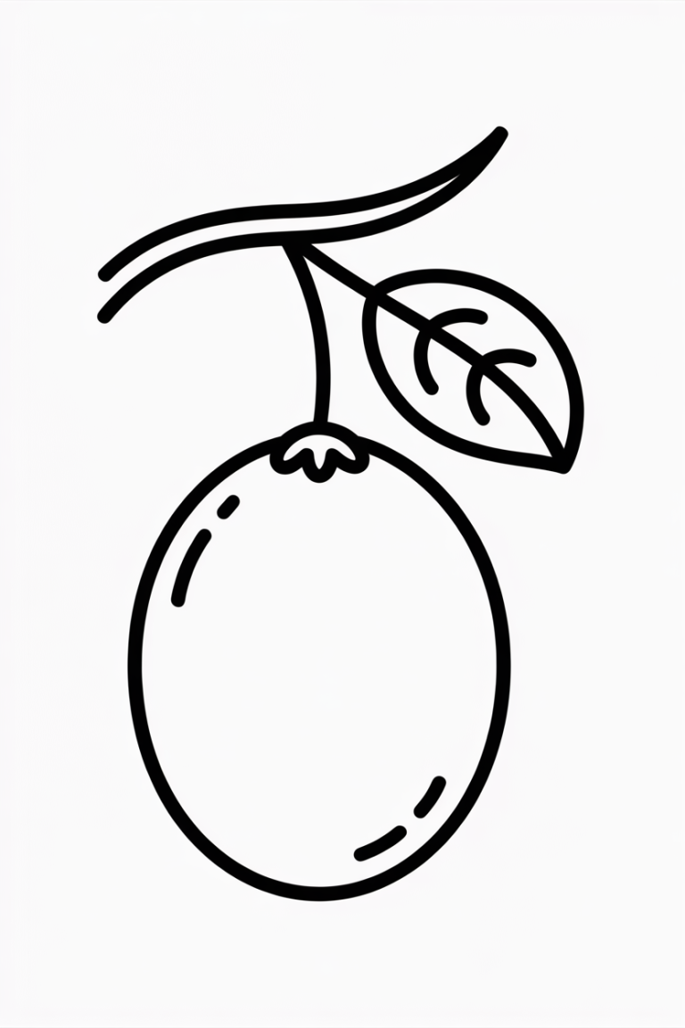 15+ Kiwi Fruit Coloring Pages–Fun & Free Printables for Kids