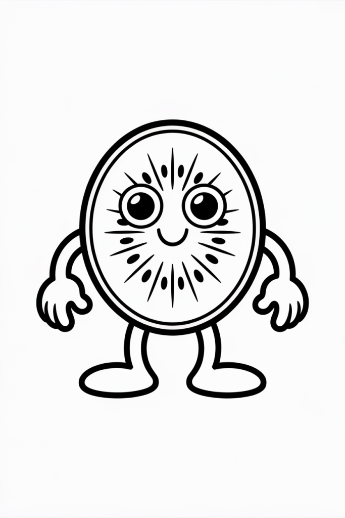 15+ Kiwi Fruit Coloring Pages–Fun & Free Printables for Kids