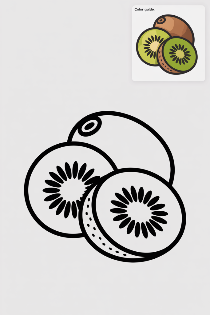 15+ Kiwi Fruit Coloring Pages–Fun & Free Printables for Kids