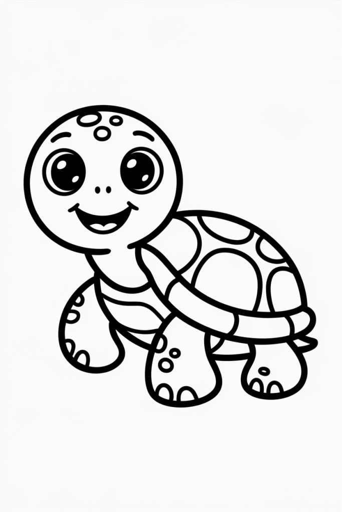 15+ Turtle Coloring Pages -Fun & Free Printables for Kids