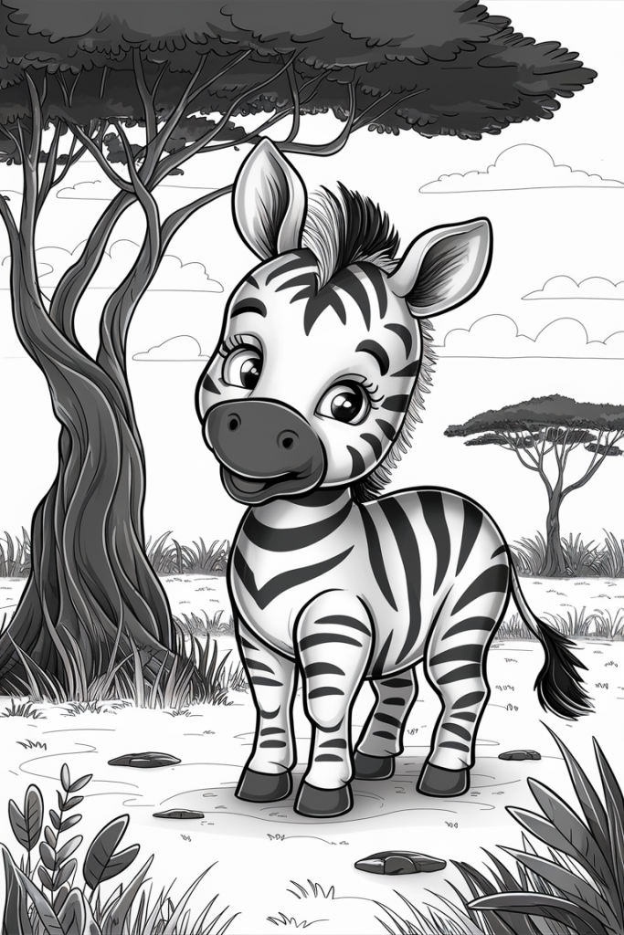 Zebra Coloring Pages: Fun, Free & Fabulous for All Ages 🦓