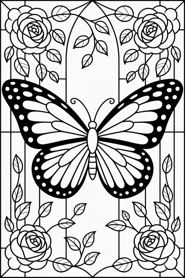 25+ Free Printable Butterfly Coloring Pages (PDF)