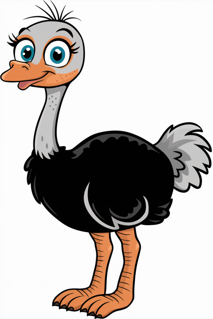 35+ Ostrich Coloring Page: Free Printables for Kids & Adults
