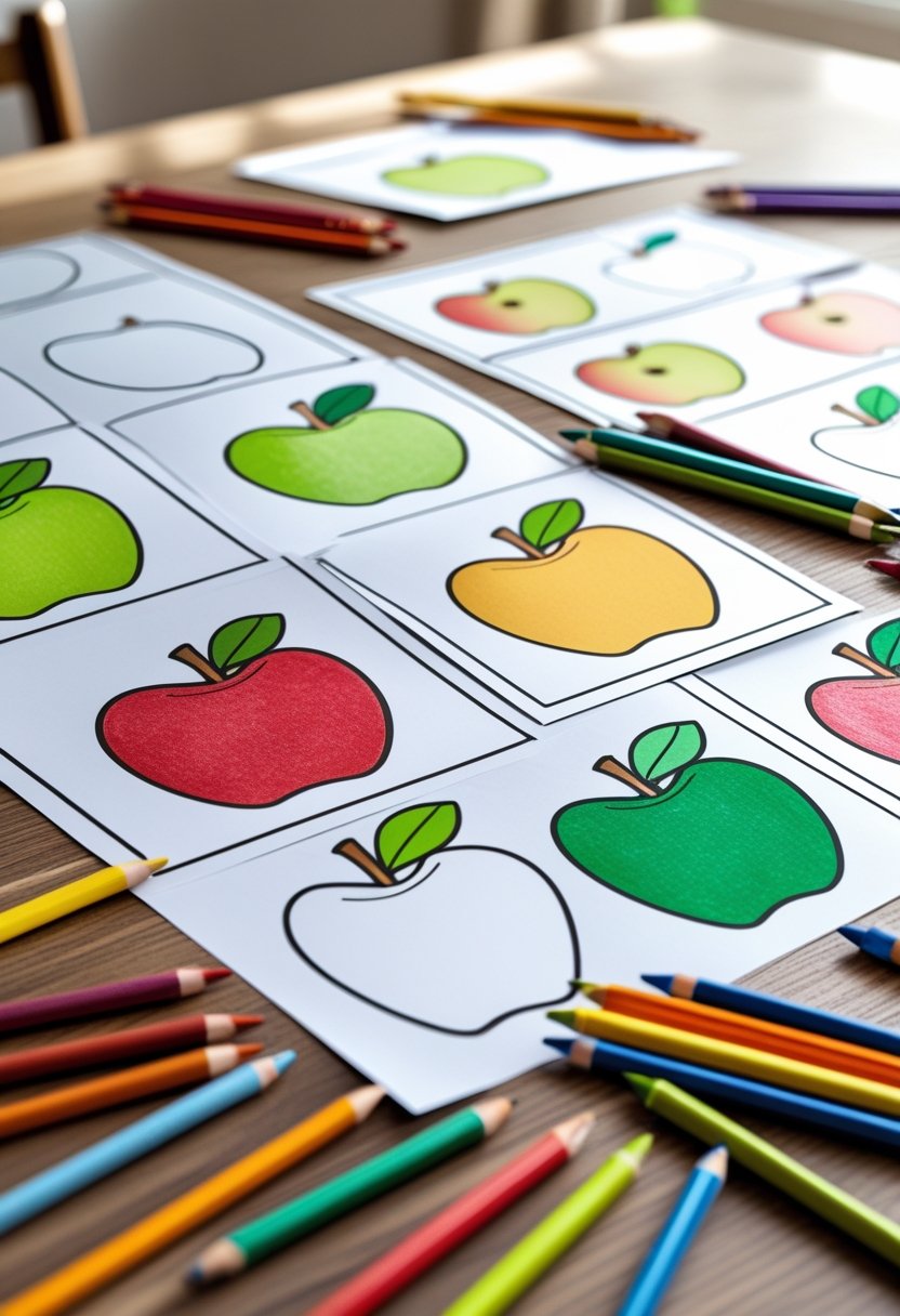 25+ Free Apple Coloring Pages for Kids & Adults to Print