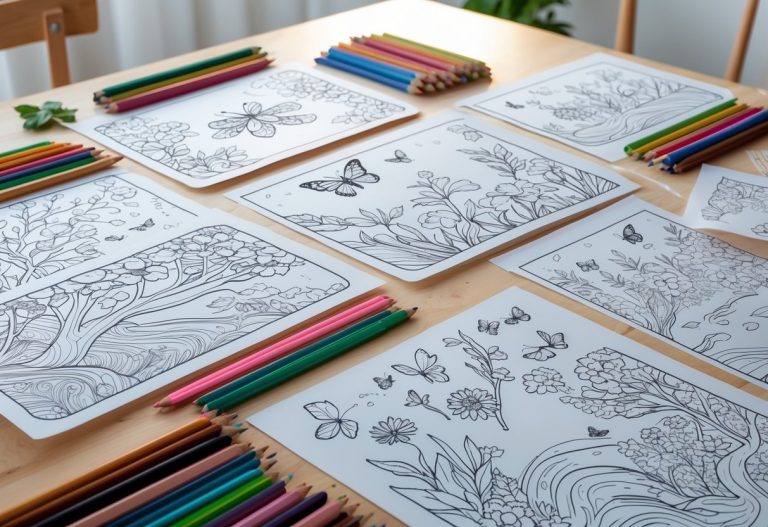 30+ Nature Coloring Pages Printable for All Ages