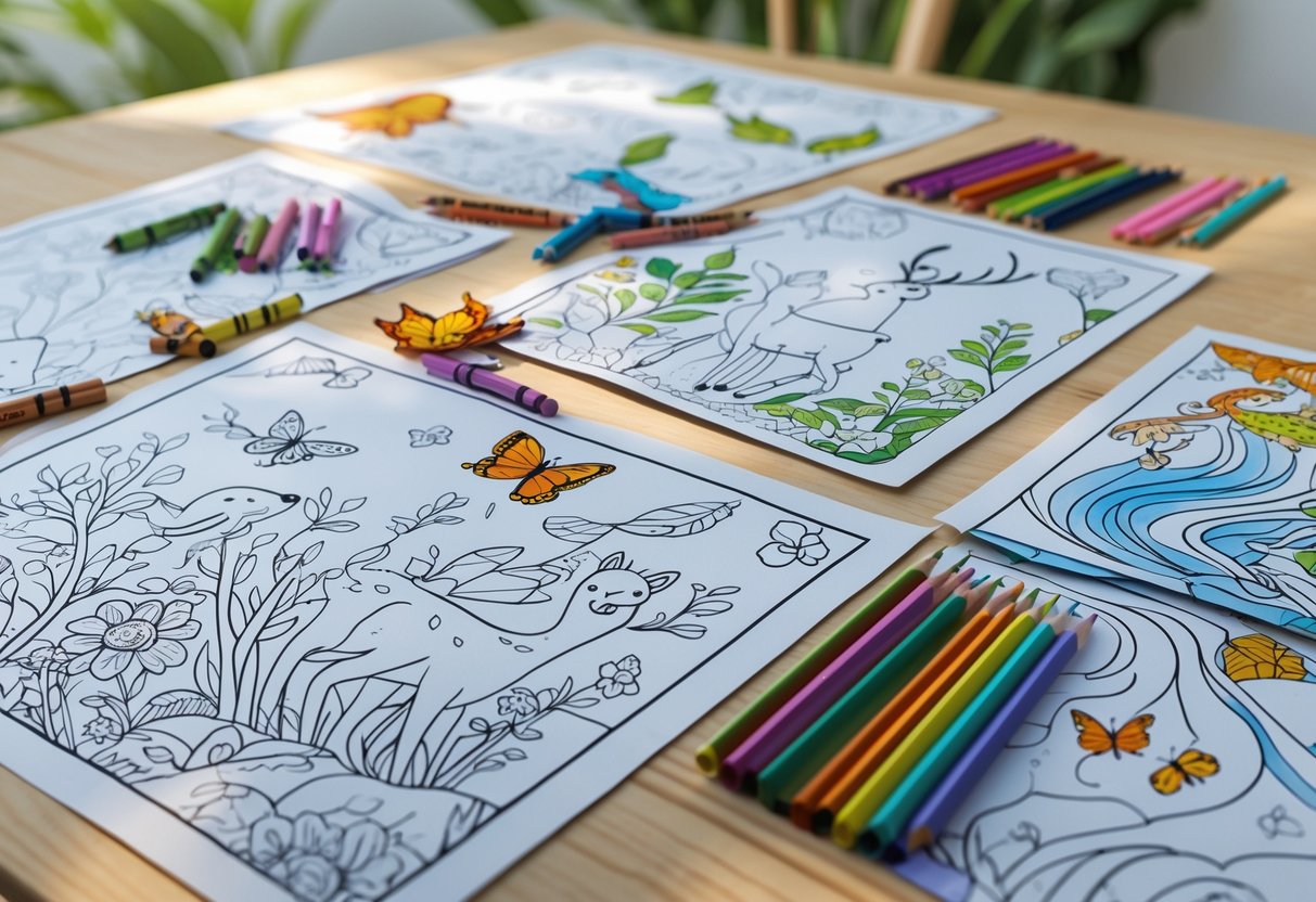 30+ Nature Coloring Pages Printable for All Ages
