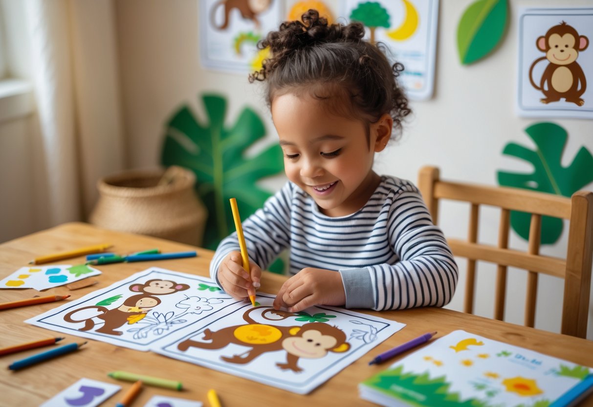 25+ Monkey Coloring Pages – Free Printables for Kids (PDFs)