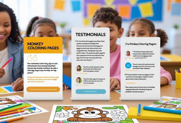 25+ Monkey Coloring Pages – Free Printables for Kids (PDFs)