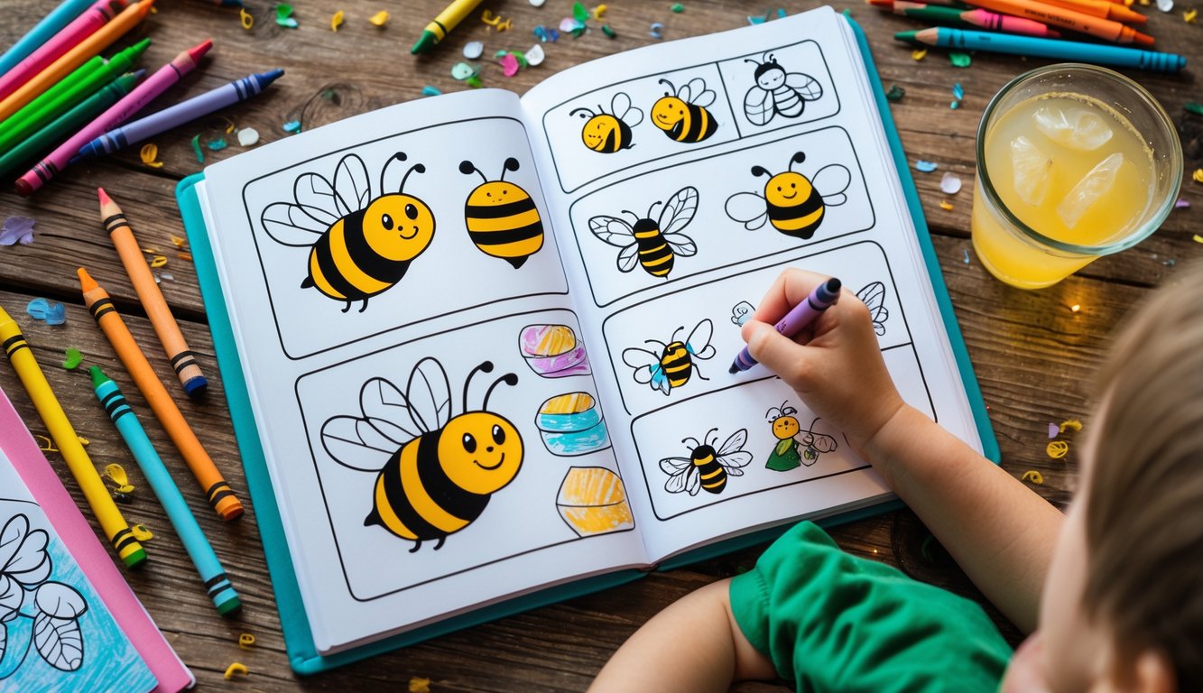 50+Free Bee Coloring Pages Printable PDFs 🐝🎨 | Download Now