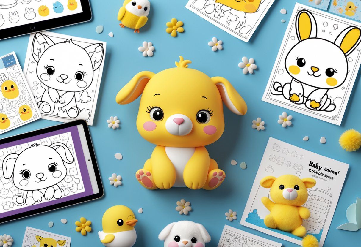 Baby Animal Coloring Pages – Free Printable PDF for Kids & Adults