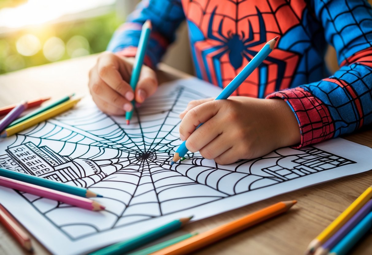 17+ Free Spiderman Coloring Pages Printable for Kids (PDF)