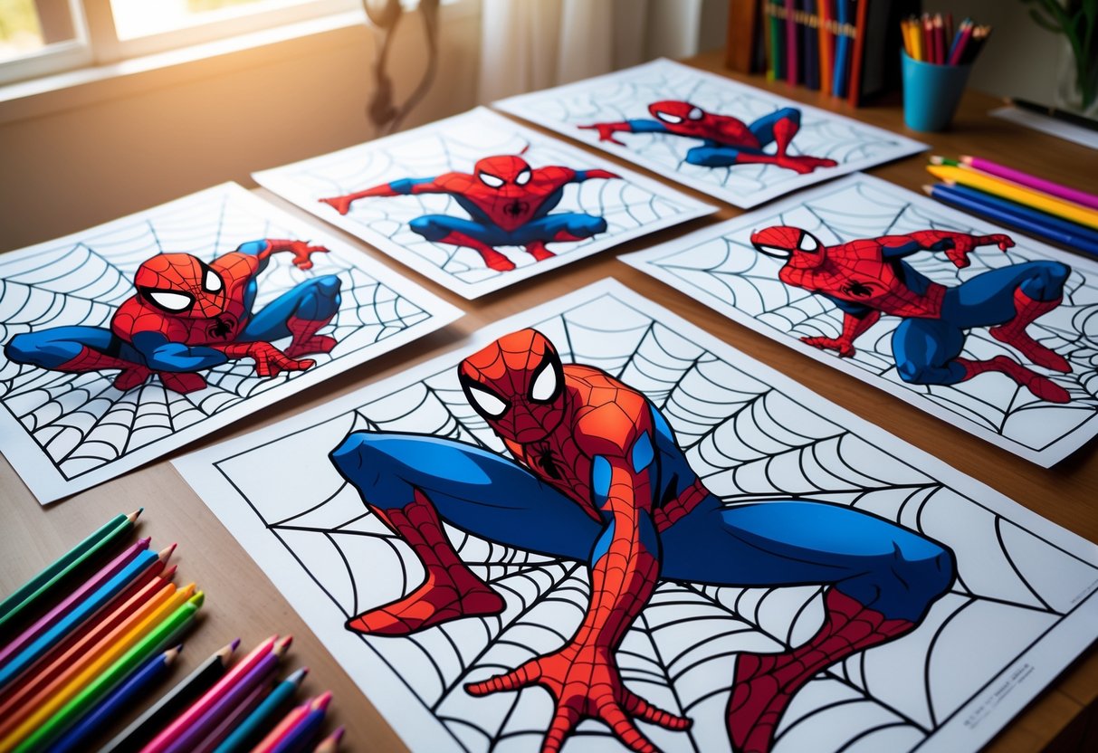 17+ Free Spiderman Coloring Pages Printable for Kids (PDF)