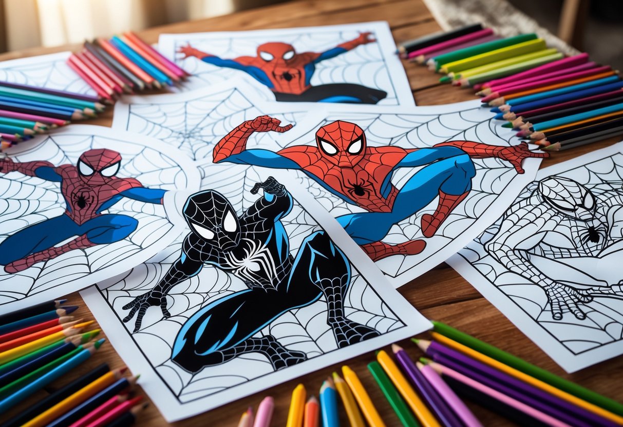 17+ Free Spiderman Coloring Pages Printable for Kids (PDF)