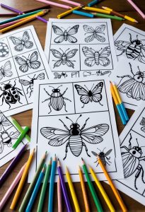 100+ Bug Coloring Pages 🐞🦋🐝 – Free Printables for Kids & Adults