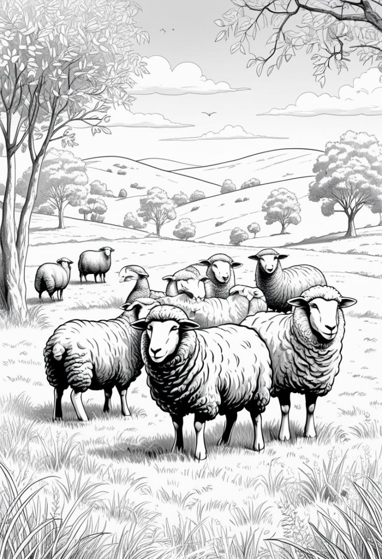 21+ Sheep Coloring Pages – Free PDFs and Easy To Print