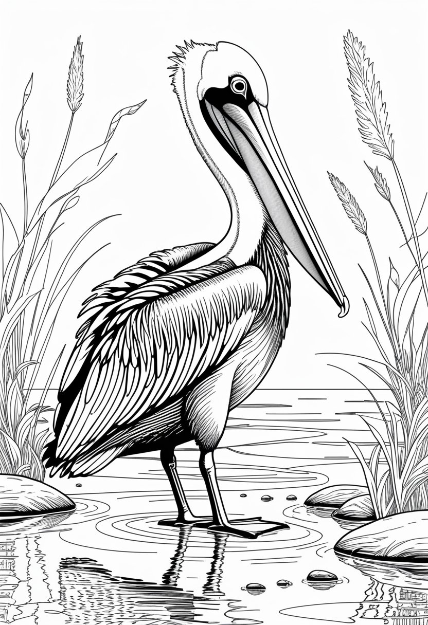17+ Pelican Coloring Pages – Free Printable Sheets for Kids & Adults