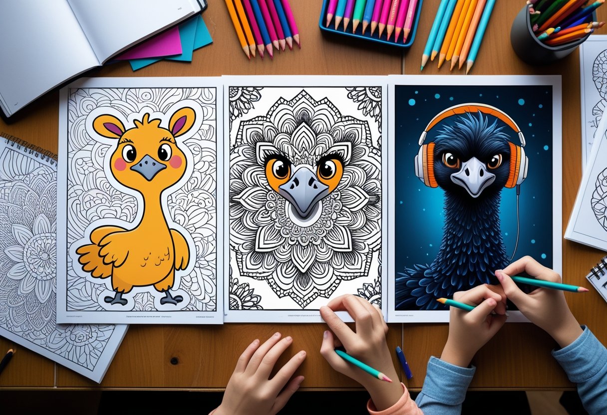 21+ Free Emu Coloring Pages – Printable Fun for All Ages!
