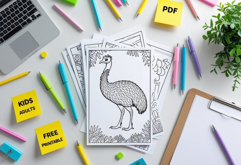 21+ Free Emu Coloring Pages – Printable Fun for All Ages!
