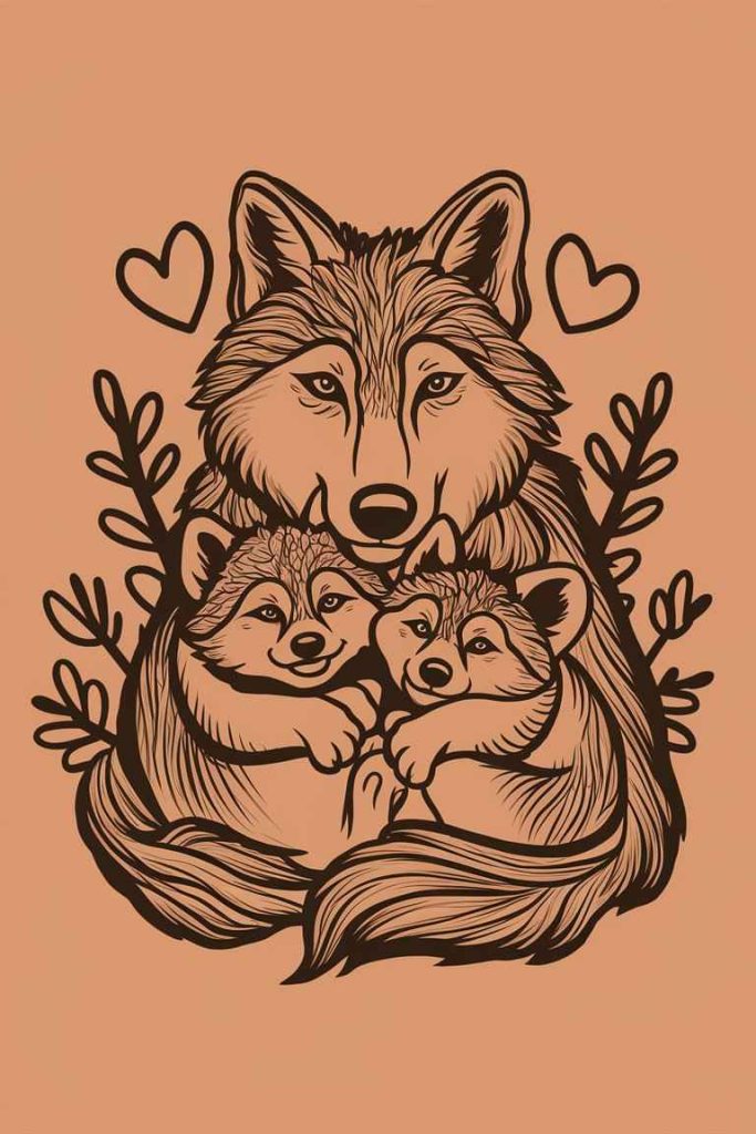 50+ Wolf Coloring Pages 🐺🌲 – Free Download Printables for Kids & Adults