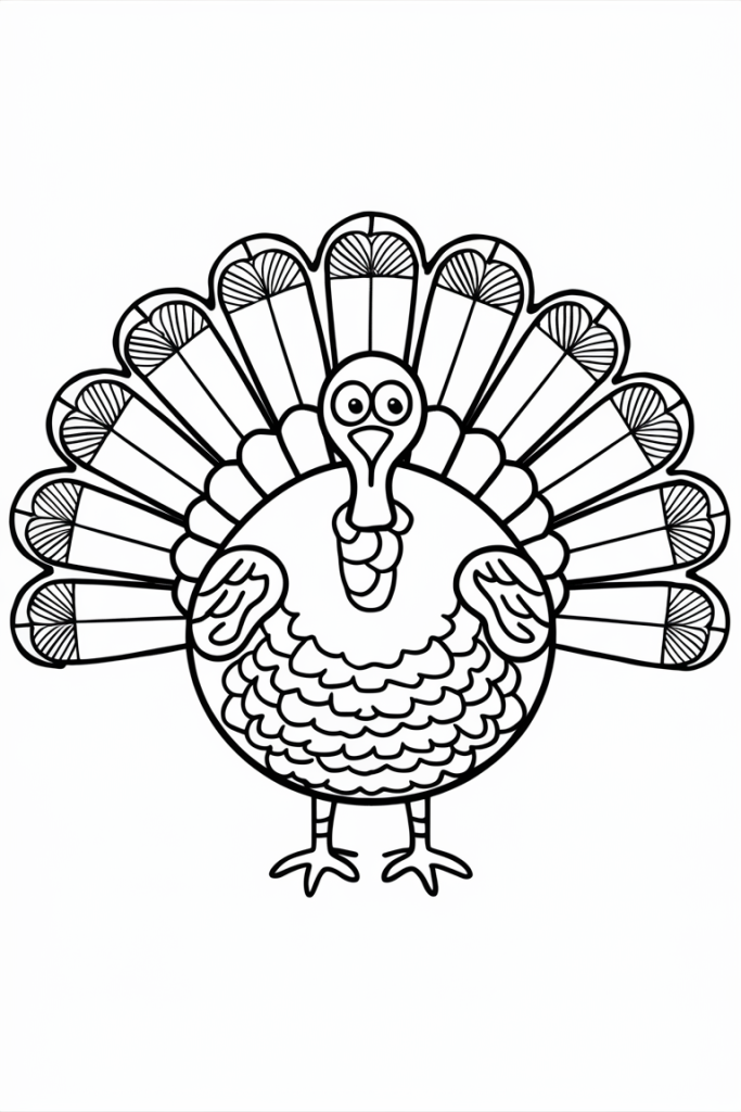 25+ Stunning Turkey Coloring Pages (Free & Printable) For All