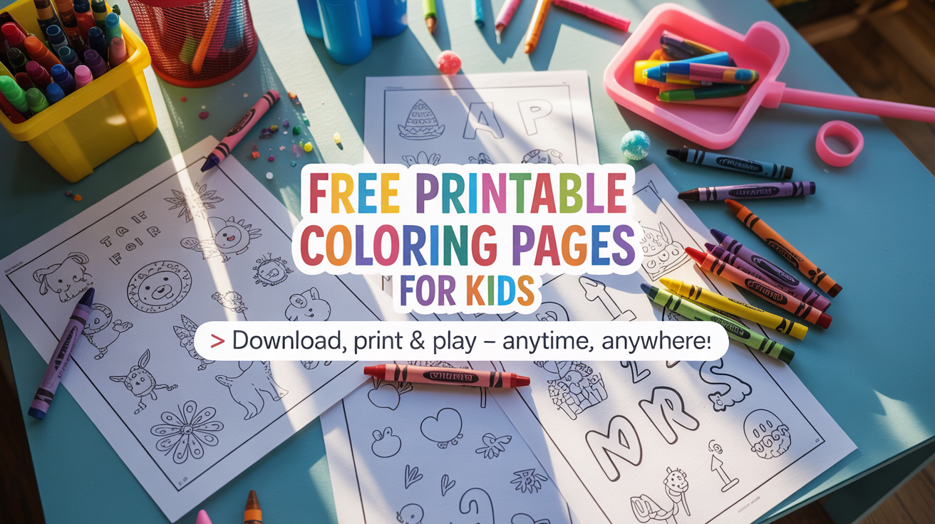 35+ Free Printable Coloring Pages for Kids (Download & Print)
