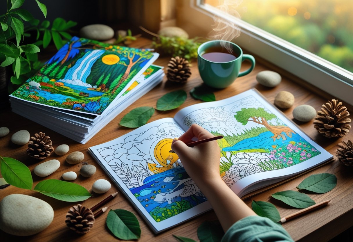 30+ Nature Coloring Pages Printable for All Ages