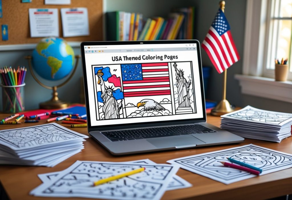 50+ 🇺🇸 United States Coloring Pages 🎨 | Free Printables 2025