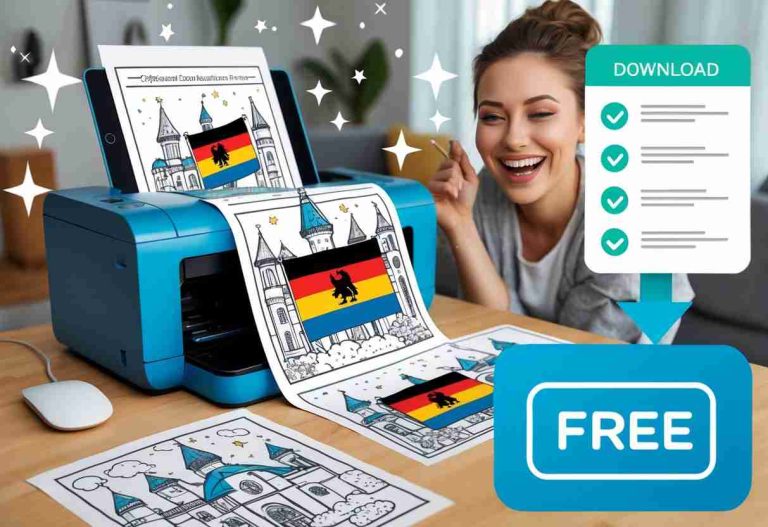50+ Germany Coloring Pages 🇩🇪 | Free Printables to Download