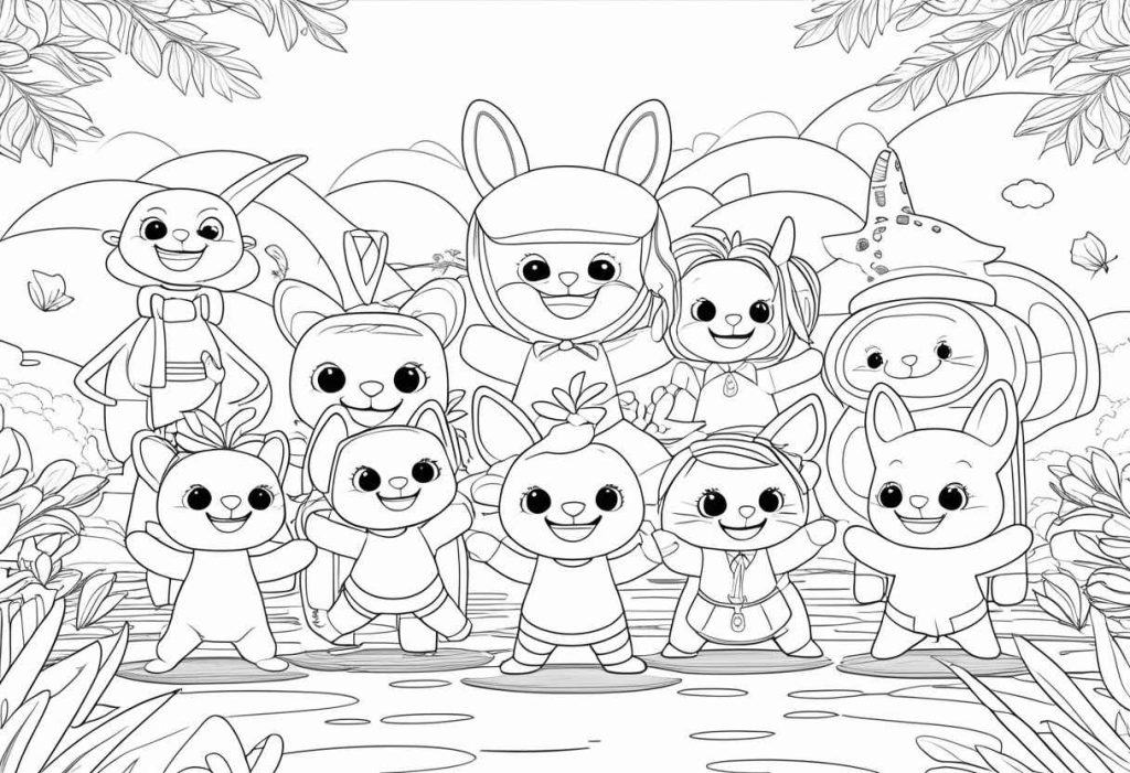 incredibox Sprunki Coloring Pages – Free Printables & Fan Favorites
