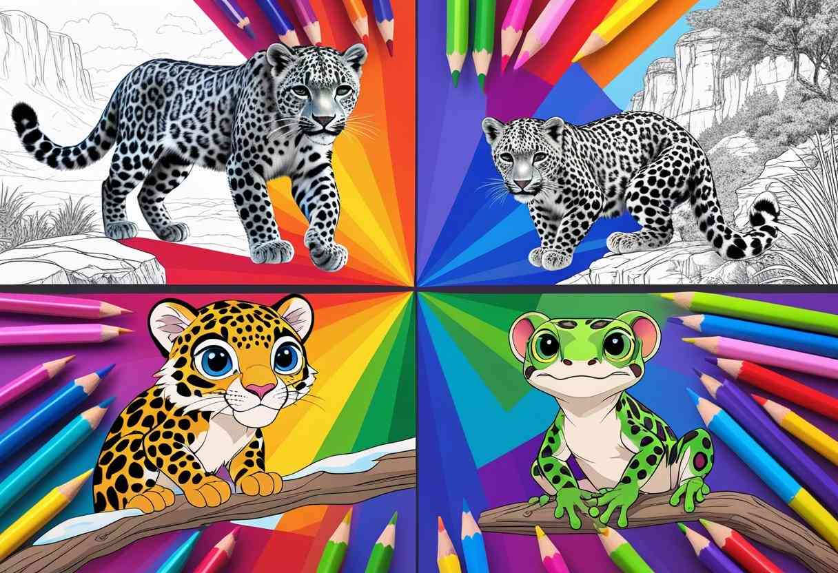 Leopard Coloring Pages – Free Printables for Kids & Adults(PDFs)