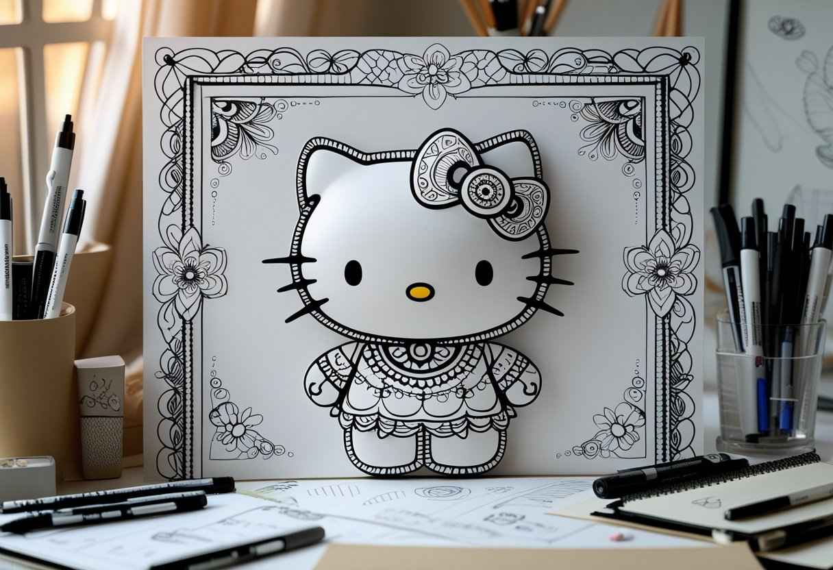 50+ Free Hello Kitty Coloring Pages – Easily Printable PDFs