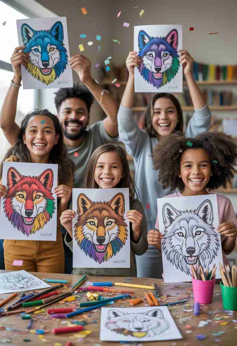 50+ Wolf Coloring Pages 🐺🌲 – Free Download Printables for Kids & Adults