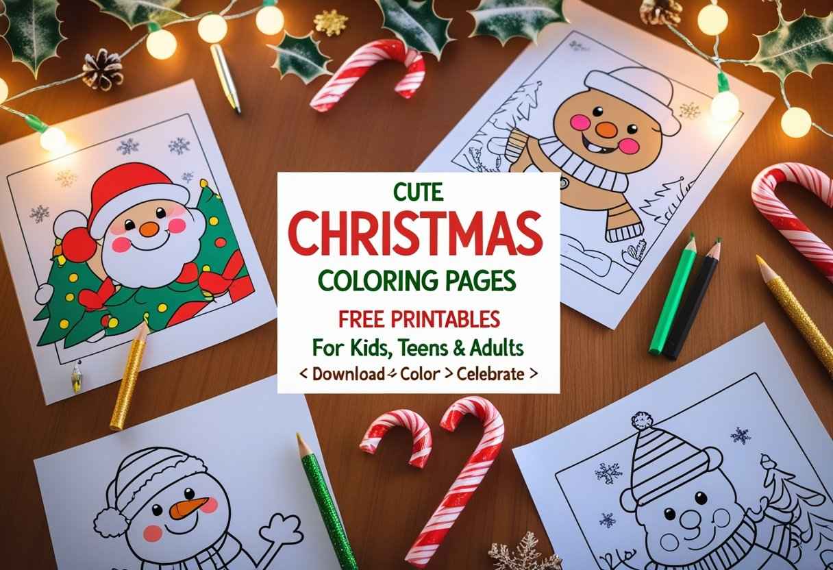Cute Christmas Coloring Pages: Your Ultimate Festive Fun Guide 🎄