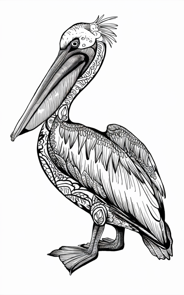 17+ Pelican Coloring Pages – Free Printable Sheets for Kids & Adults