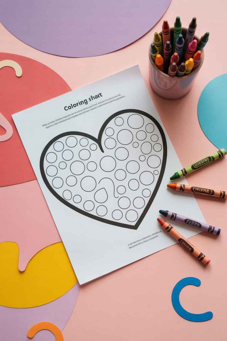 Heart Pictures to Color – Free Printable Pages for Everyone