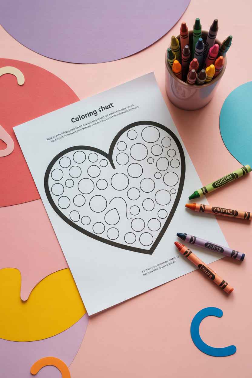 Heart Pictures to Color – Free Printable Pages for Everyone