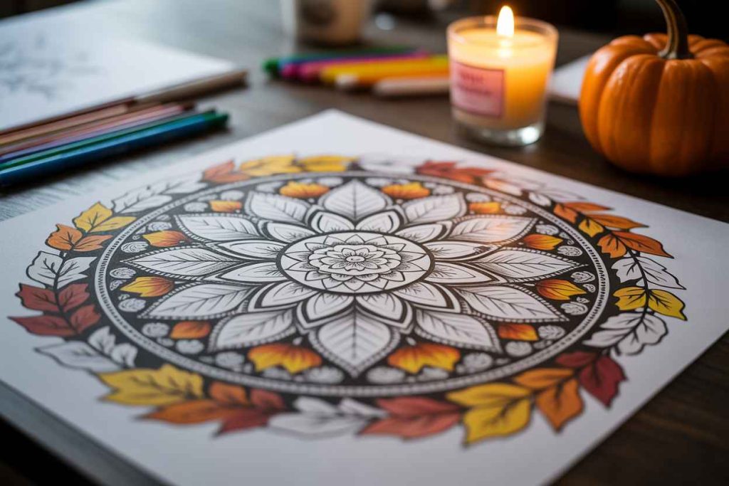 25+ Best Fall Mandala Coloring Pages (Free Printable)