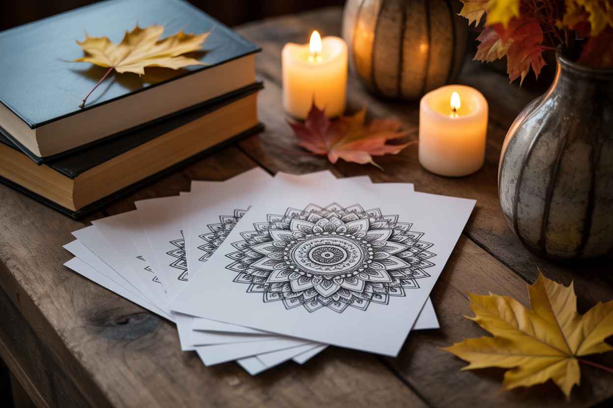 25+ Best Fall Mandala Coloring Pages (Free Printable)