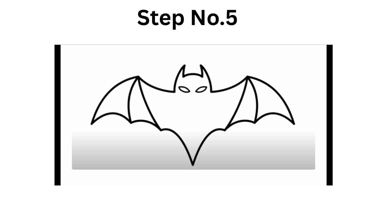 How to Draw a Bat in 5 Easy Steps for Kids | Fun Tutorial