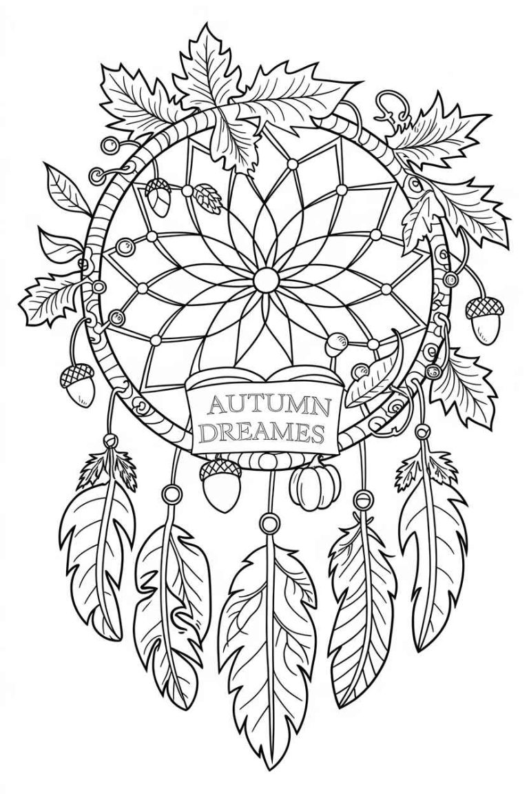 Free Printable Coloring Pages Fall – Cute & Easy Designs