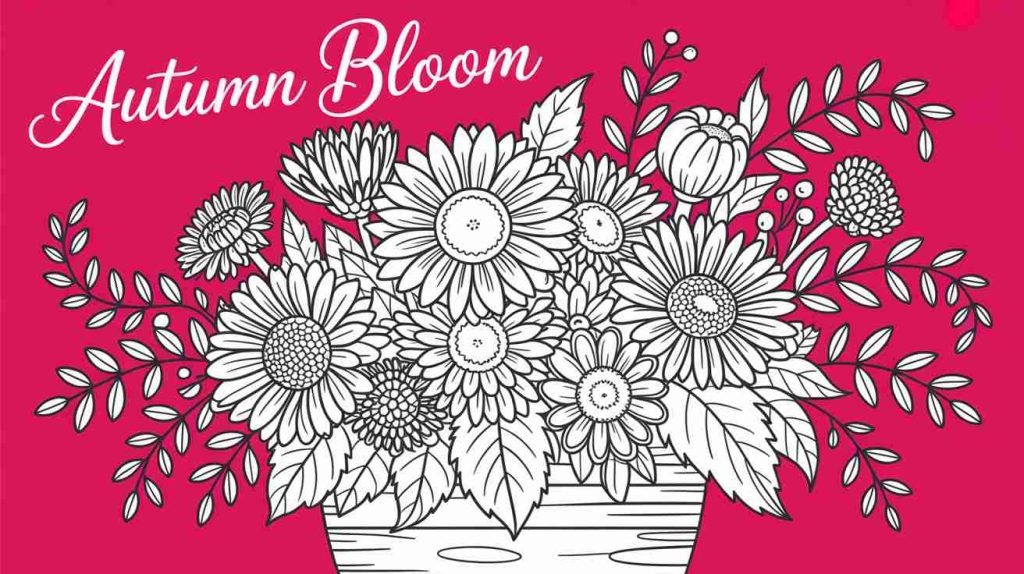 50+ Fall Flowers Coloring Pages 🌸🍂 – Free Download Printables for Kids ...
